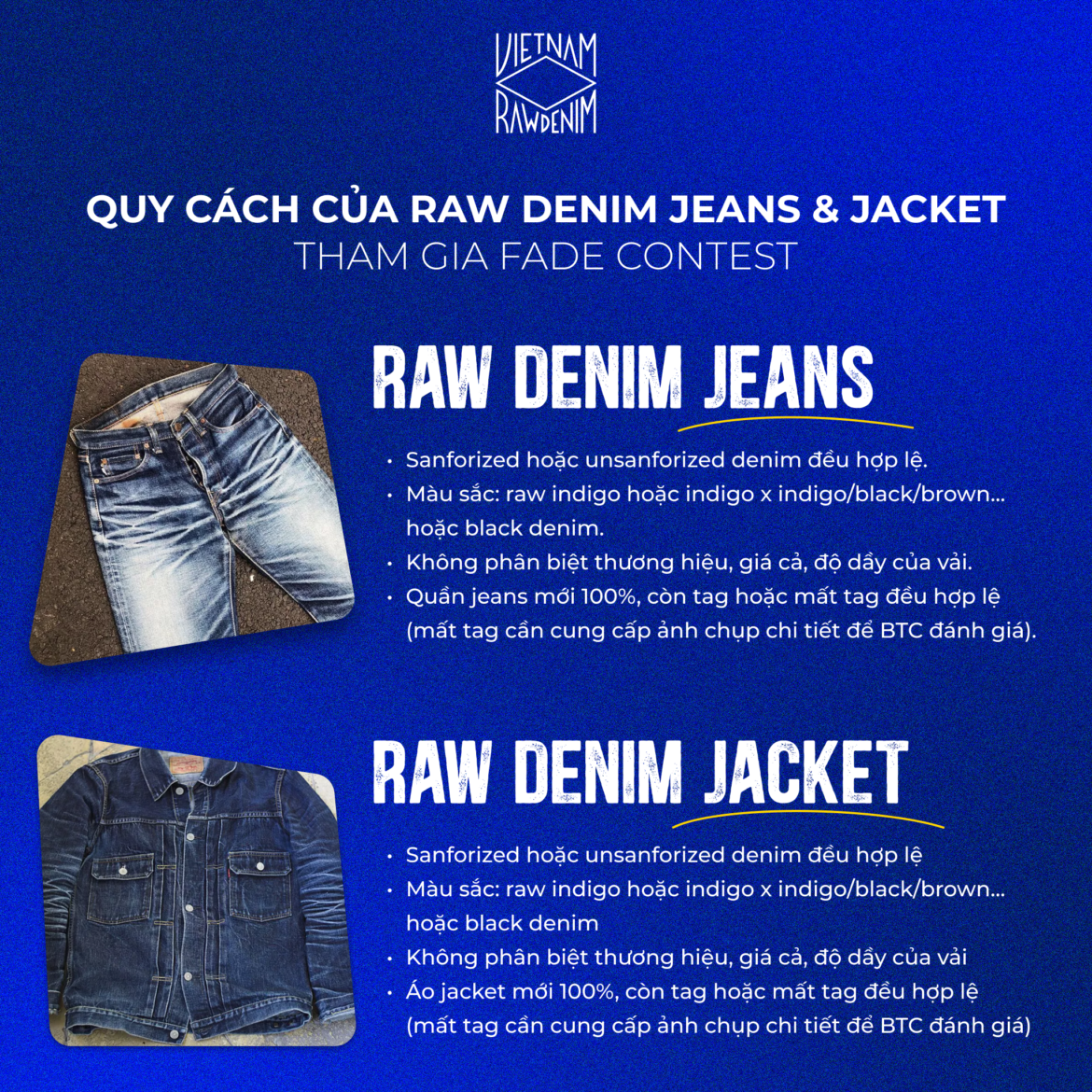 VNRD Fade Contest 2022-2023 - Vietnam Raw Denim